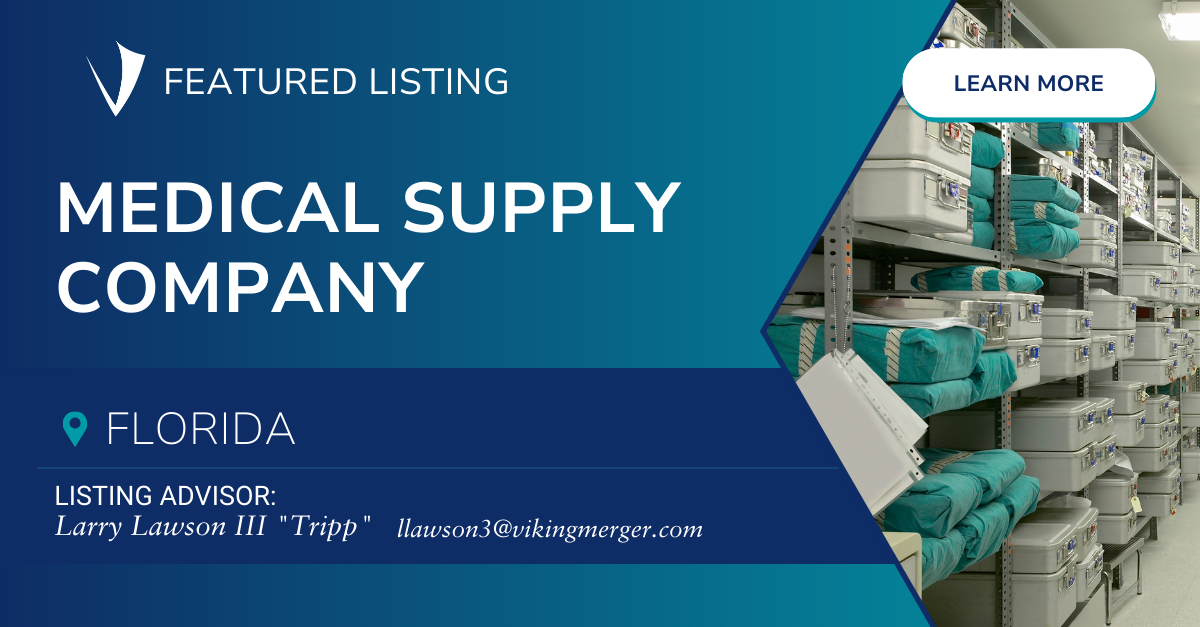 Medical Supply Company for Sale in Florida | Viking Mergers