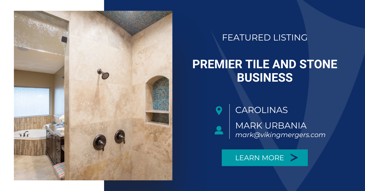 Tile & Stone Business for Sale in the Carolina's | Viking Mergers